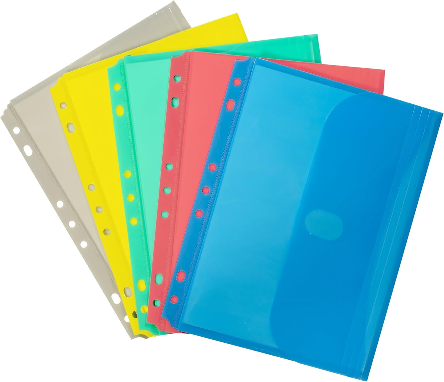 Super Heavyweight Poly Mini Size Binder Pocket, 5.5 x 8.5 inches, 7 ...