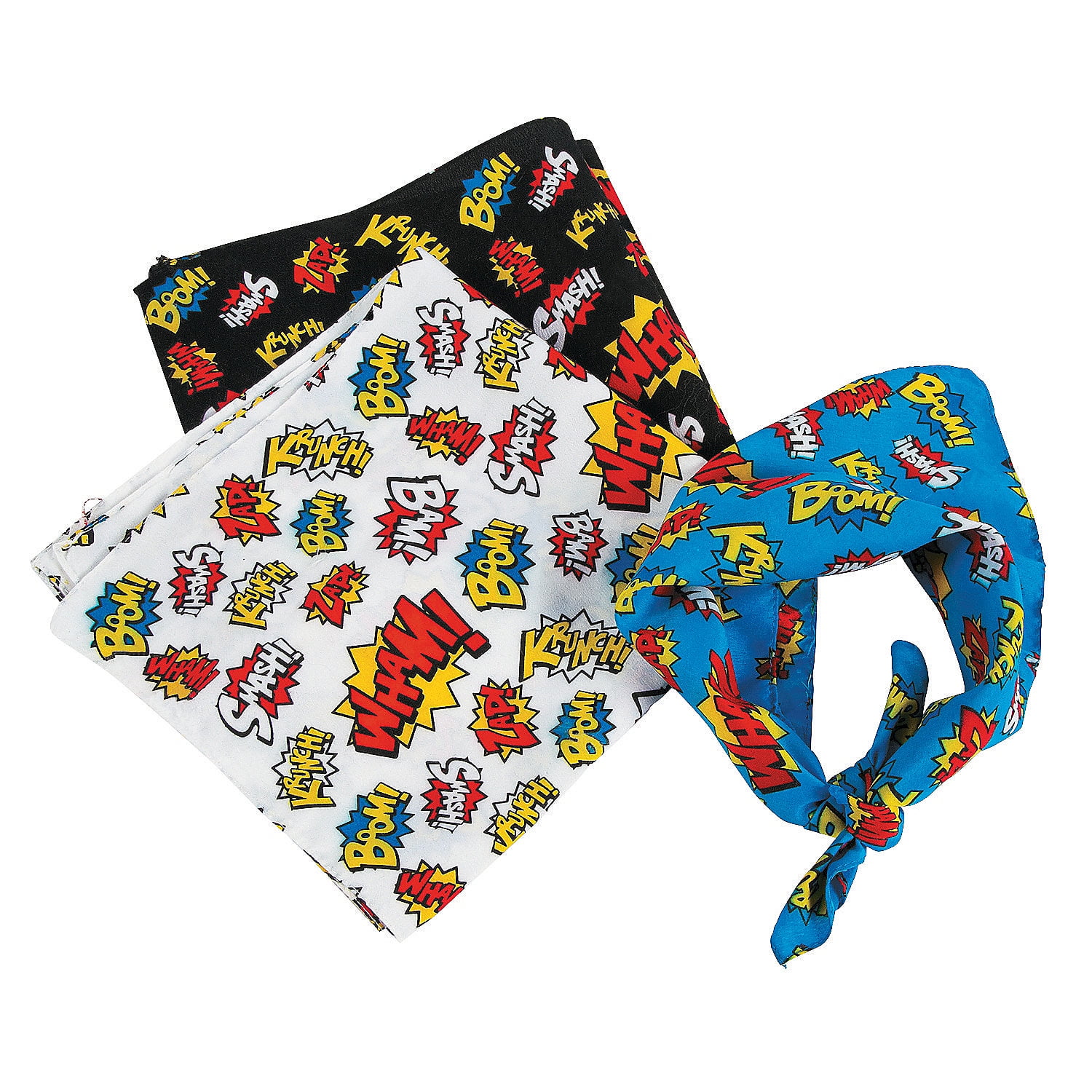Super Hero Bandanas - Party Wear - 12 Pieces - Walmart.com