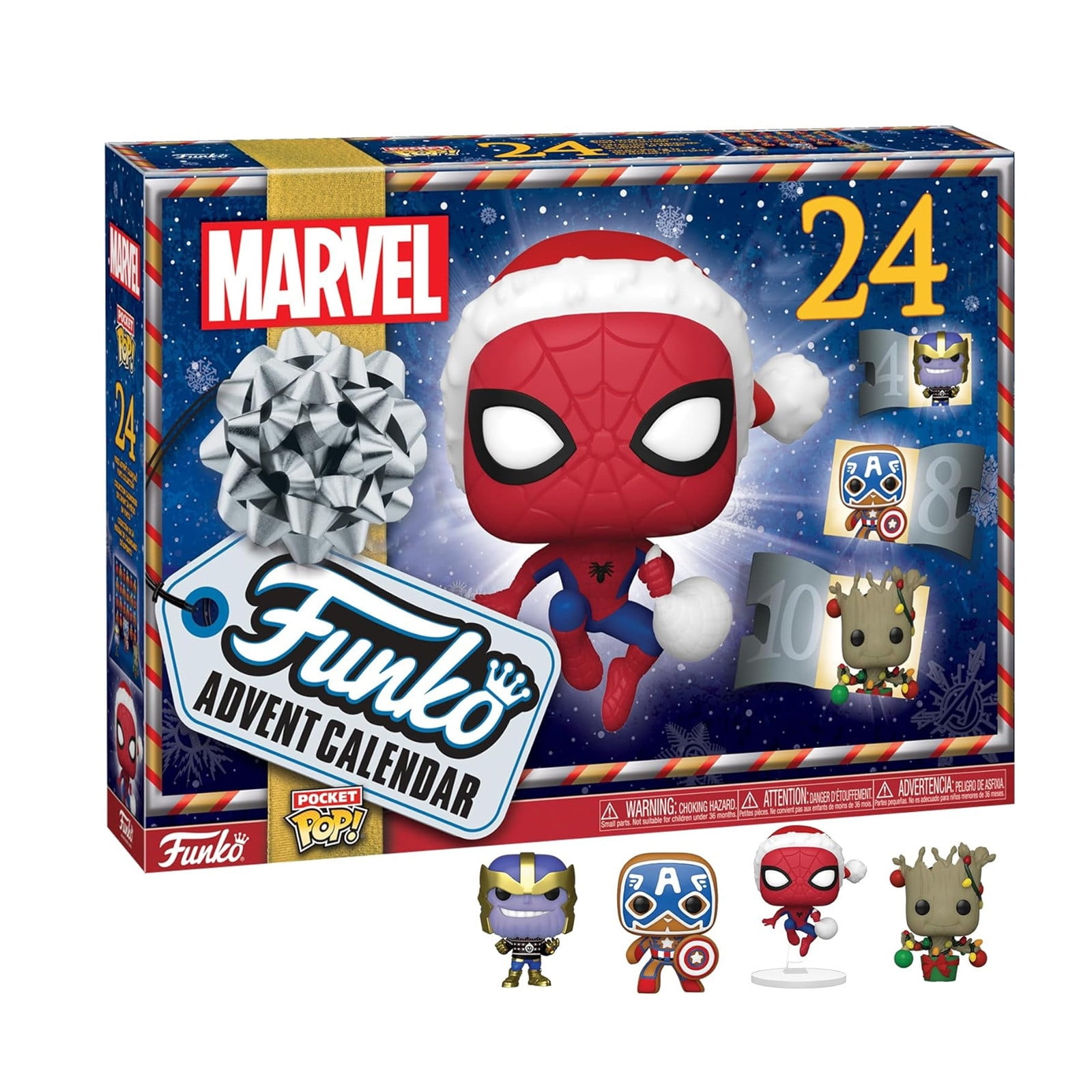 Super Hero Blind Box Christmas Advent Calendar Toy Comic Advent Resin ...
