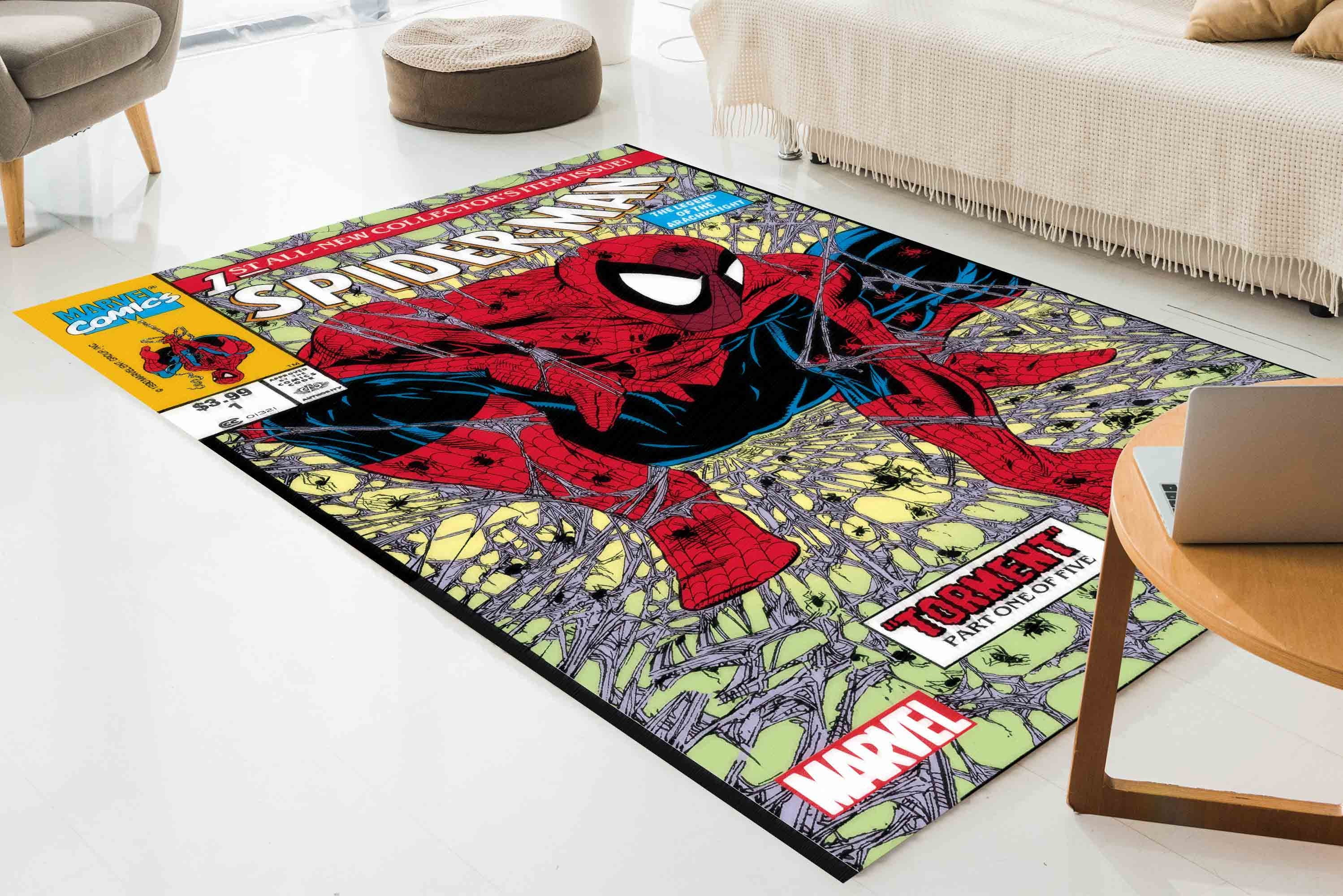Super Hero Rug, Cartoon Rug, Boyroom Rug, Children Rugs, Gift For Him ...