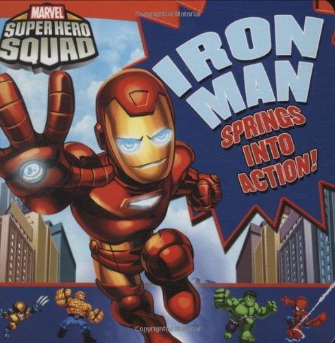 Pre-Owned Super Hero Squad: Iron Man Springs Into Action! (Marvel Super ...