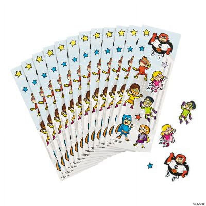 Super Hero Super Stickers - Stationery - 24 Pieces - Walmart.com