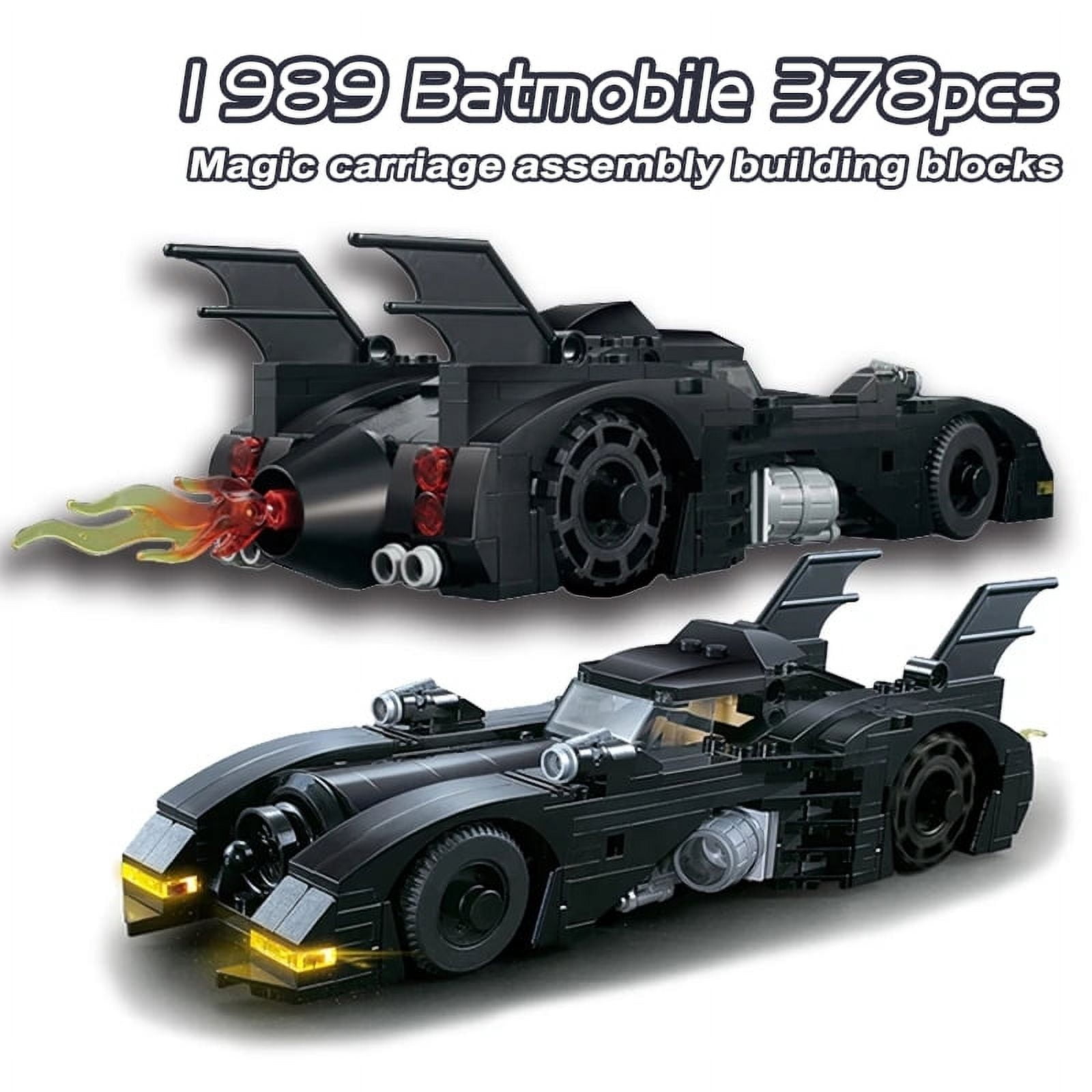 Super Heroes Series Batmobile Building Blocks 1989 Classic Bat Chariot ...