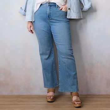 Super High-Rise Flare Jeans - Walmart.com