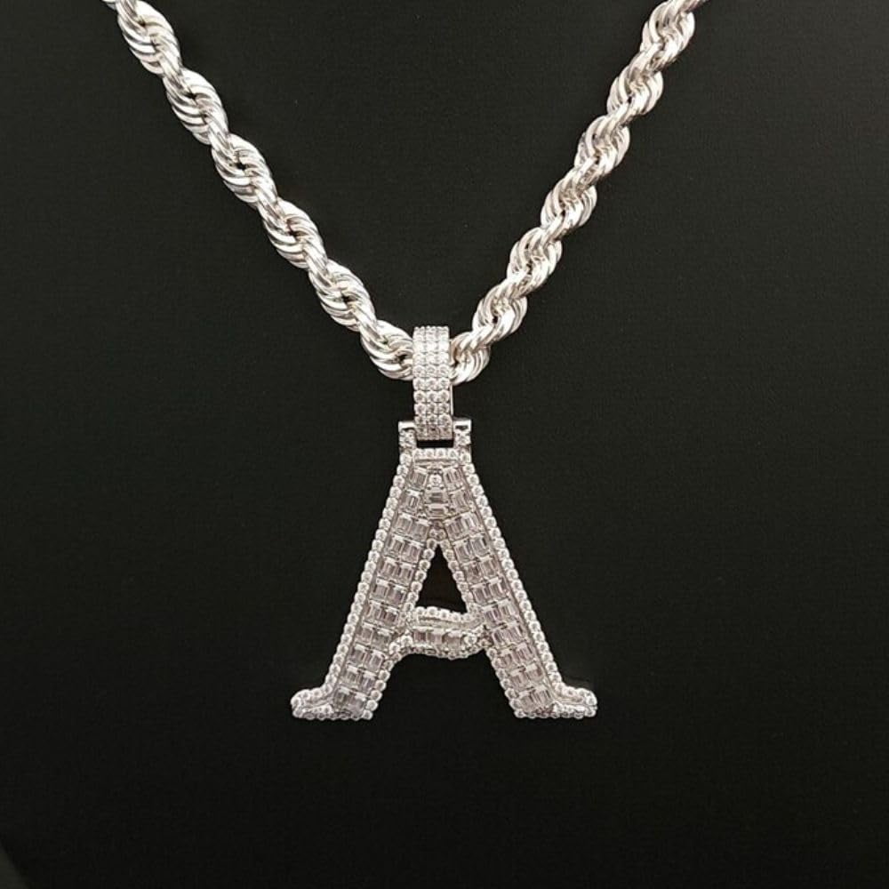 Super Iced Out Diamond Rapper Customized Any Alphabet Initial Name ...