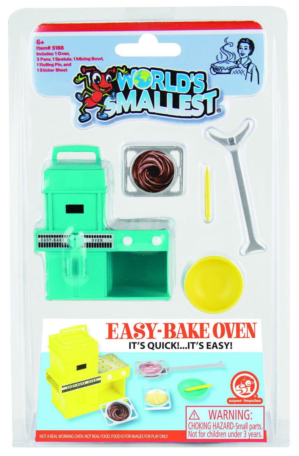 Super Impulse World's Smallest Easy-Bake Oven, Play Kitchen Appliance ...