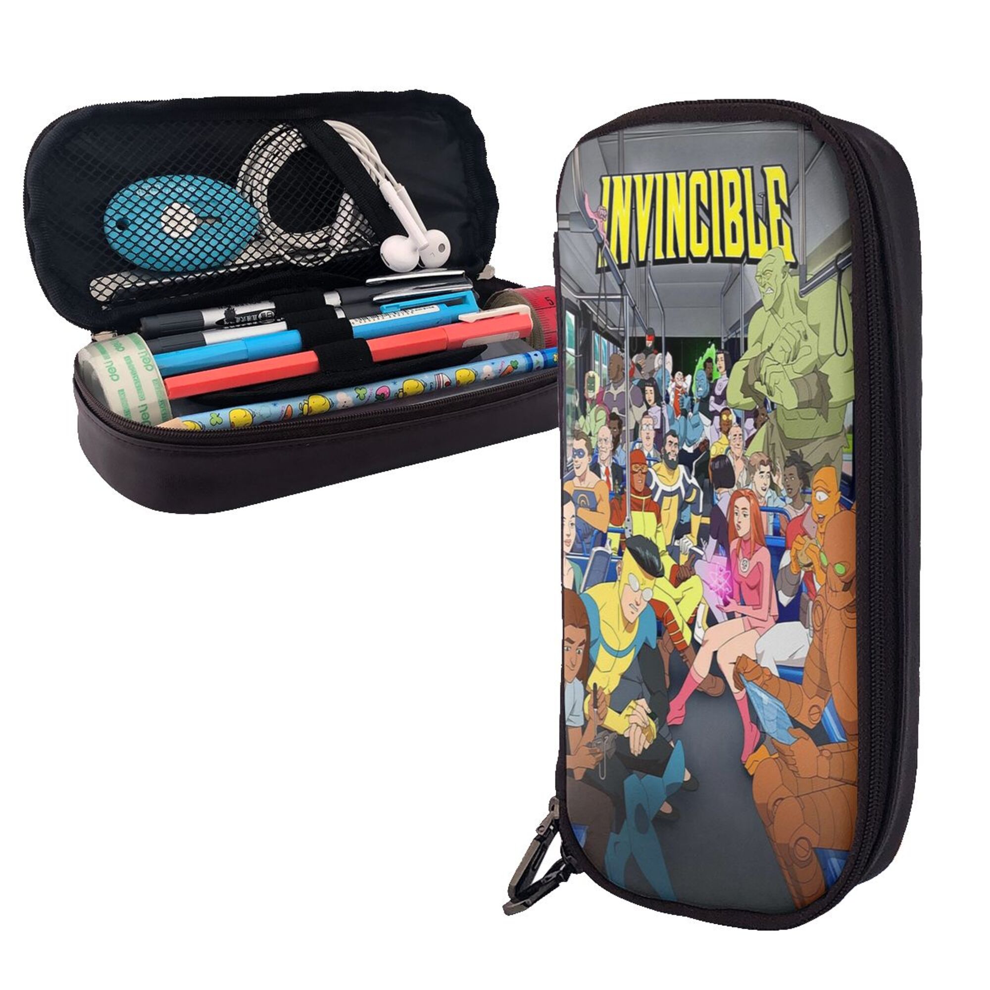 Super Invincible Large Capacity Pencil Case Pen Bag Pencil Pouch ...