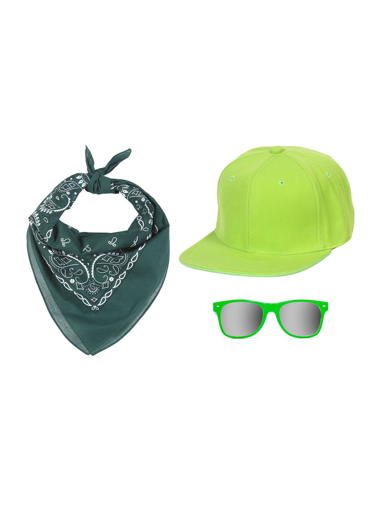 Super Italian Brothers Costume Kit, Hat Sunglass Bandana Paisley Forest ...