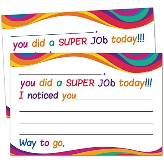 Super Job - Teacher Notes to Parents -Positive Postcards from Teachers ...