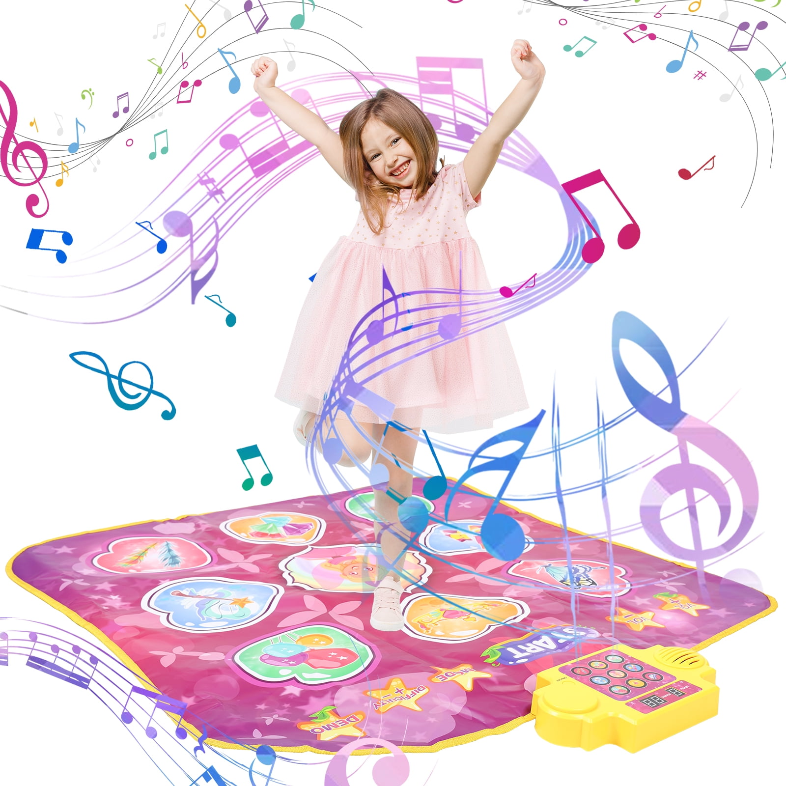 Super Joy Children's Interactive Playmat, Electronic Dance Pad with LED ...