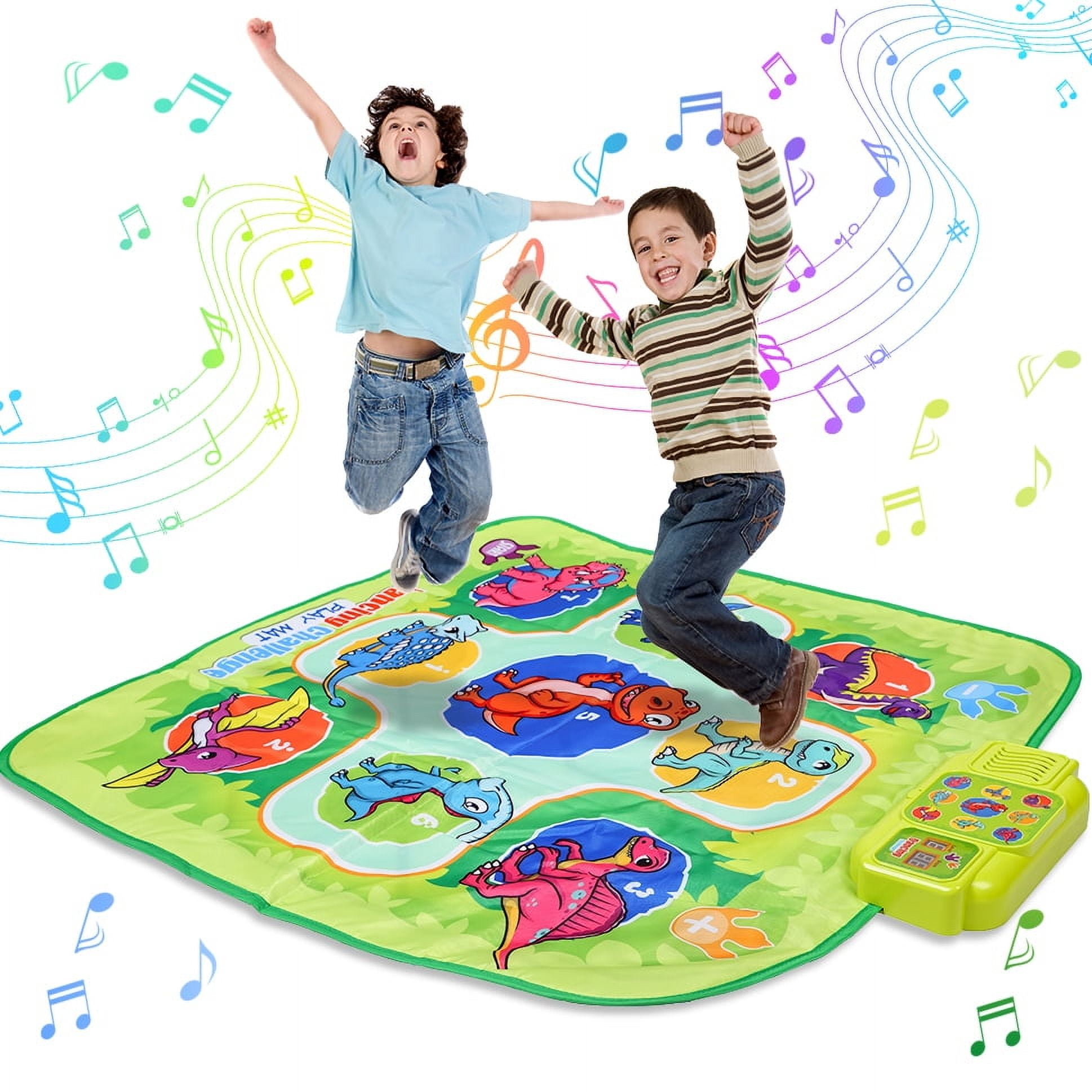 Super Joy Dinosaur Dance Mat Toys ,5 Game Modes Adjustable Volume Kids ...