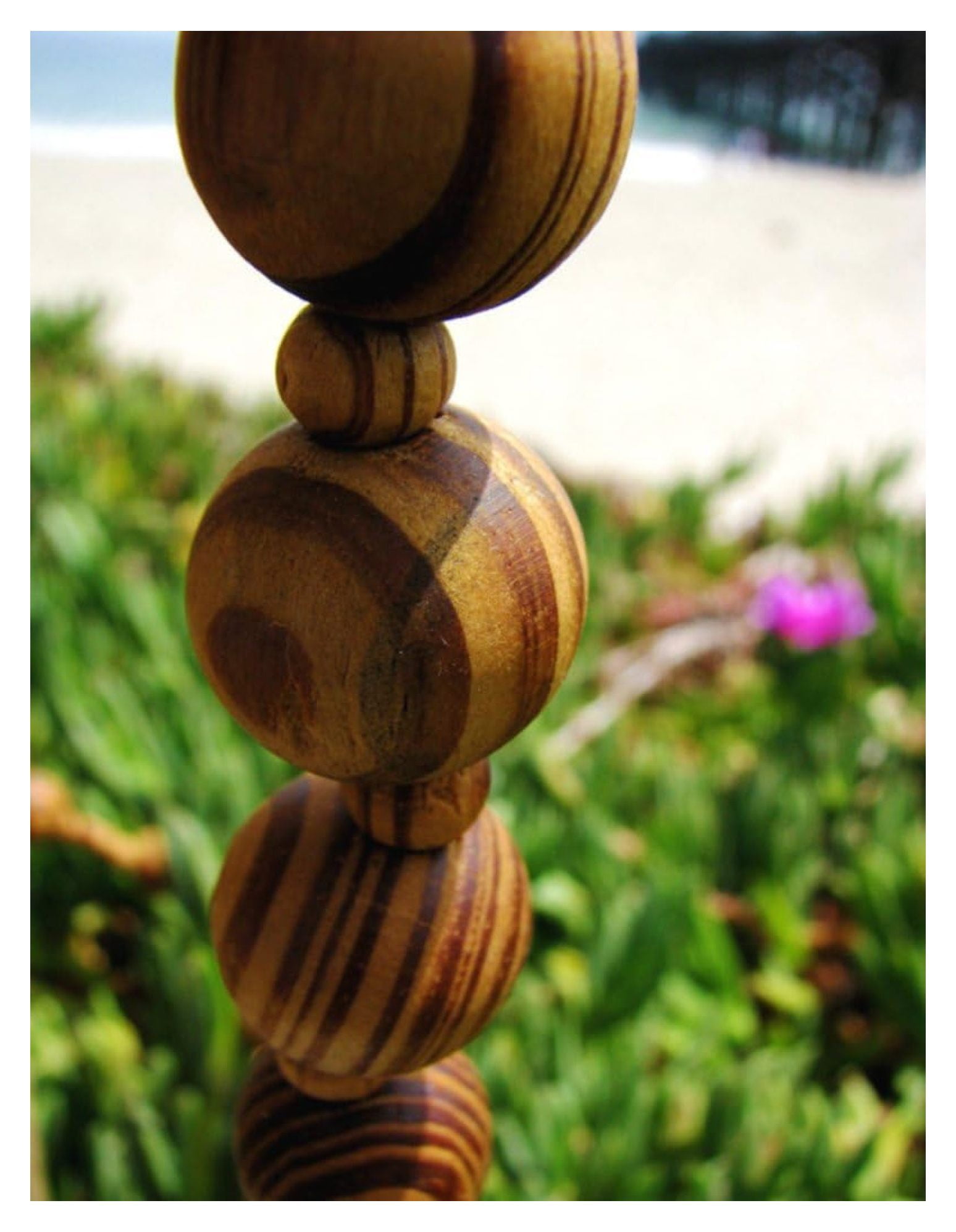 Super Jumbo Holy Mix Beads sanctified Rosary Natural Wood Chain Jesus ...