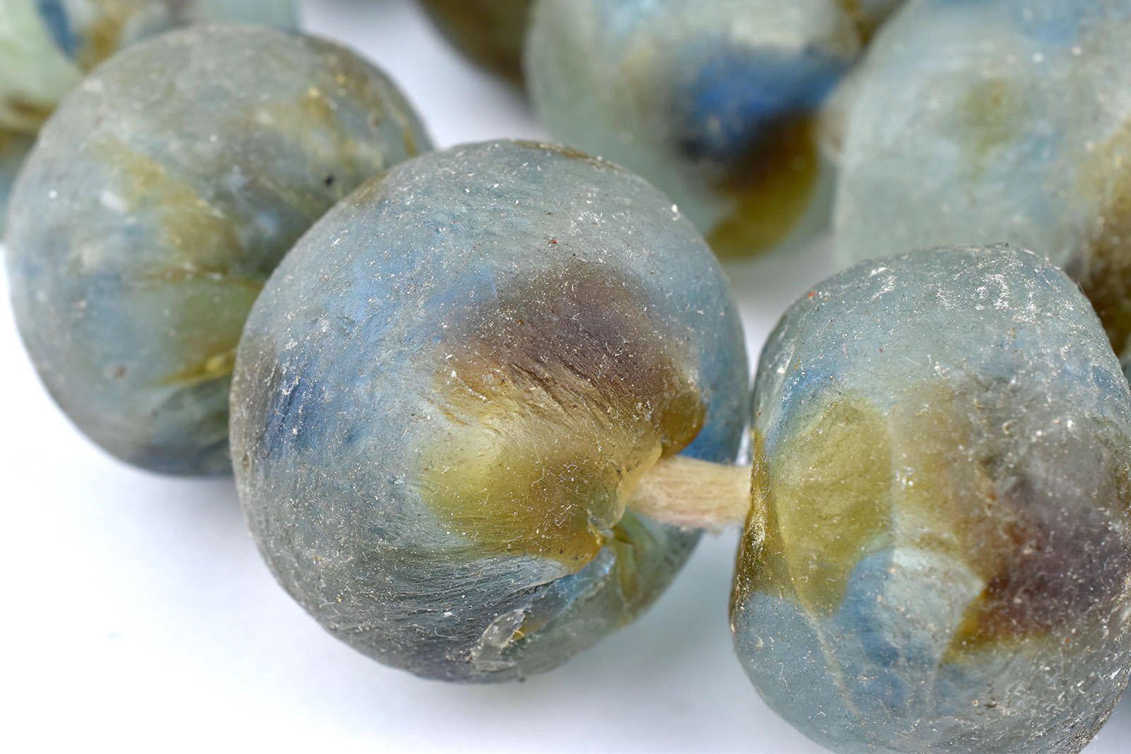 Super Jumbo Recycled Glass Beads - Beaded Wall Hangings - Extra Large ...