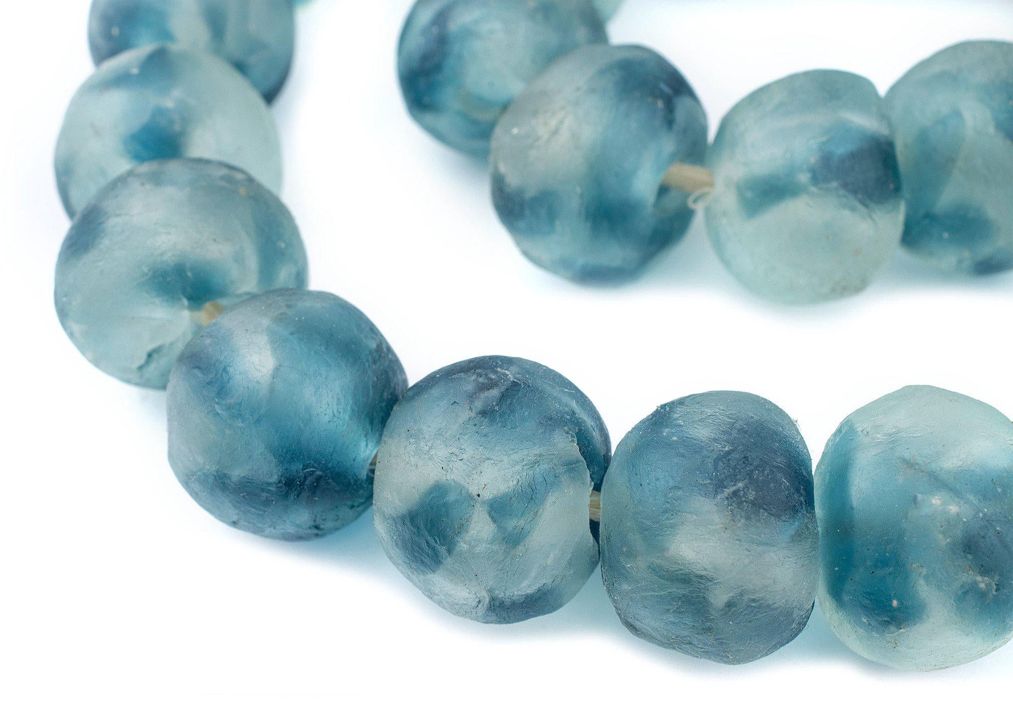 Super Jumbo Recycled Glass Beads - Beaded Wall Hangings - Extra Large ...
