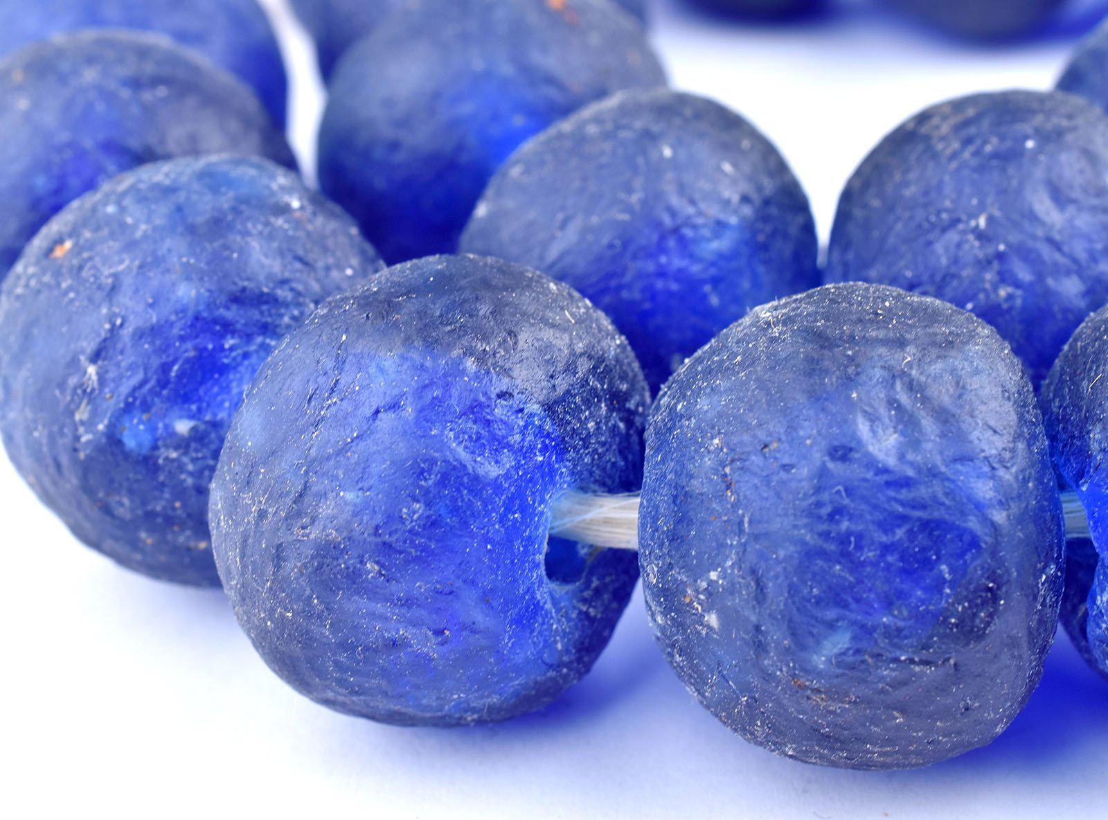 Super Jumbo Recycled Glass Beads - Beaded Wall Hangings - Extra Large ...