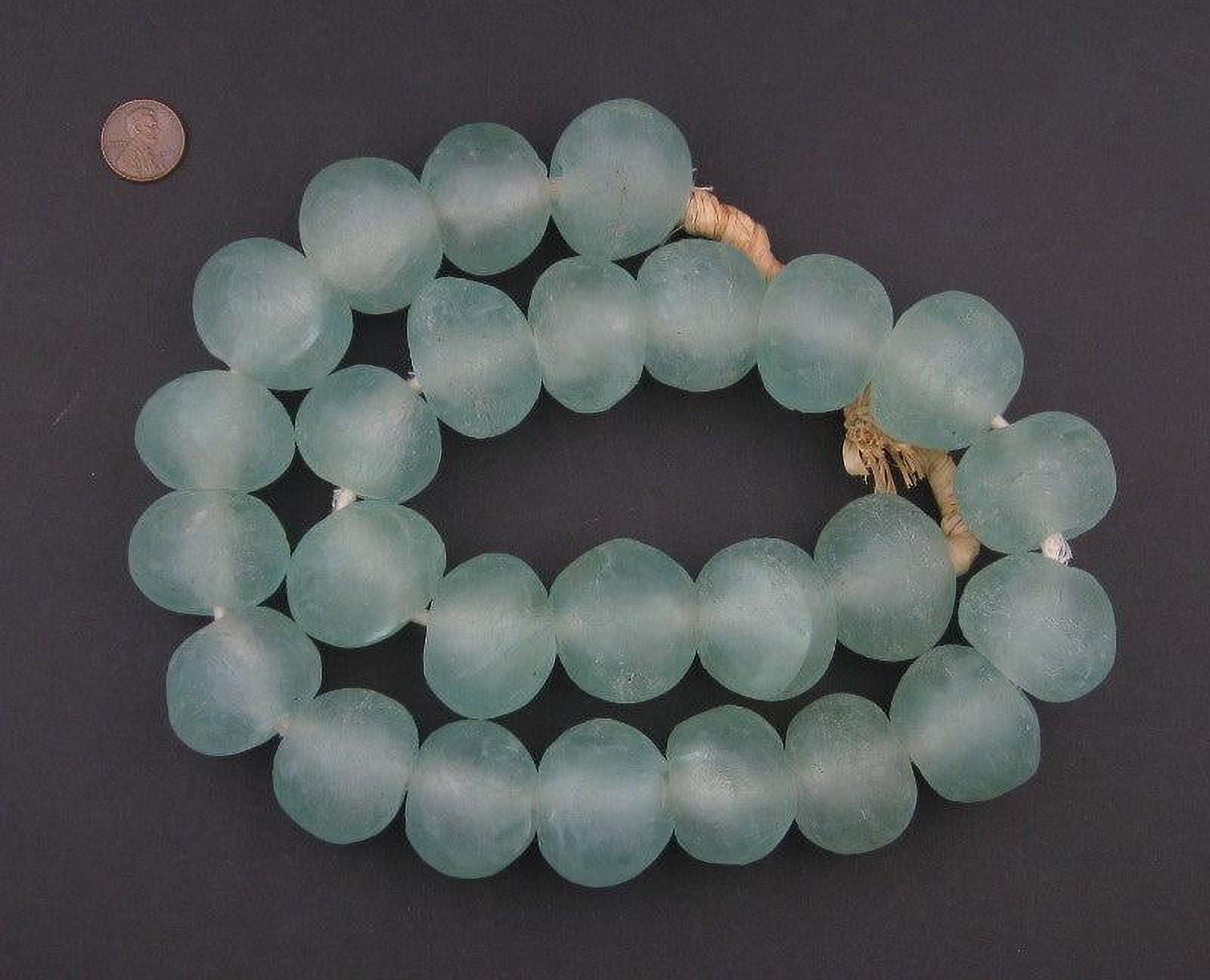 Super Jumbo Recycled Glass Beads - Beaded Wall Hangings - Extra Large ...