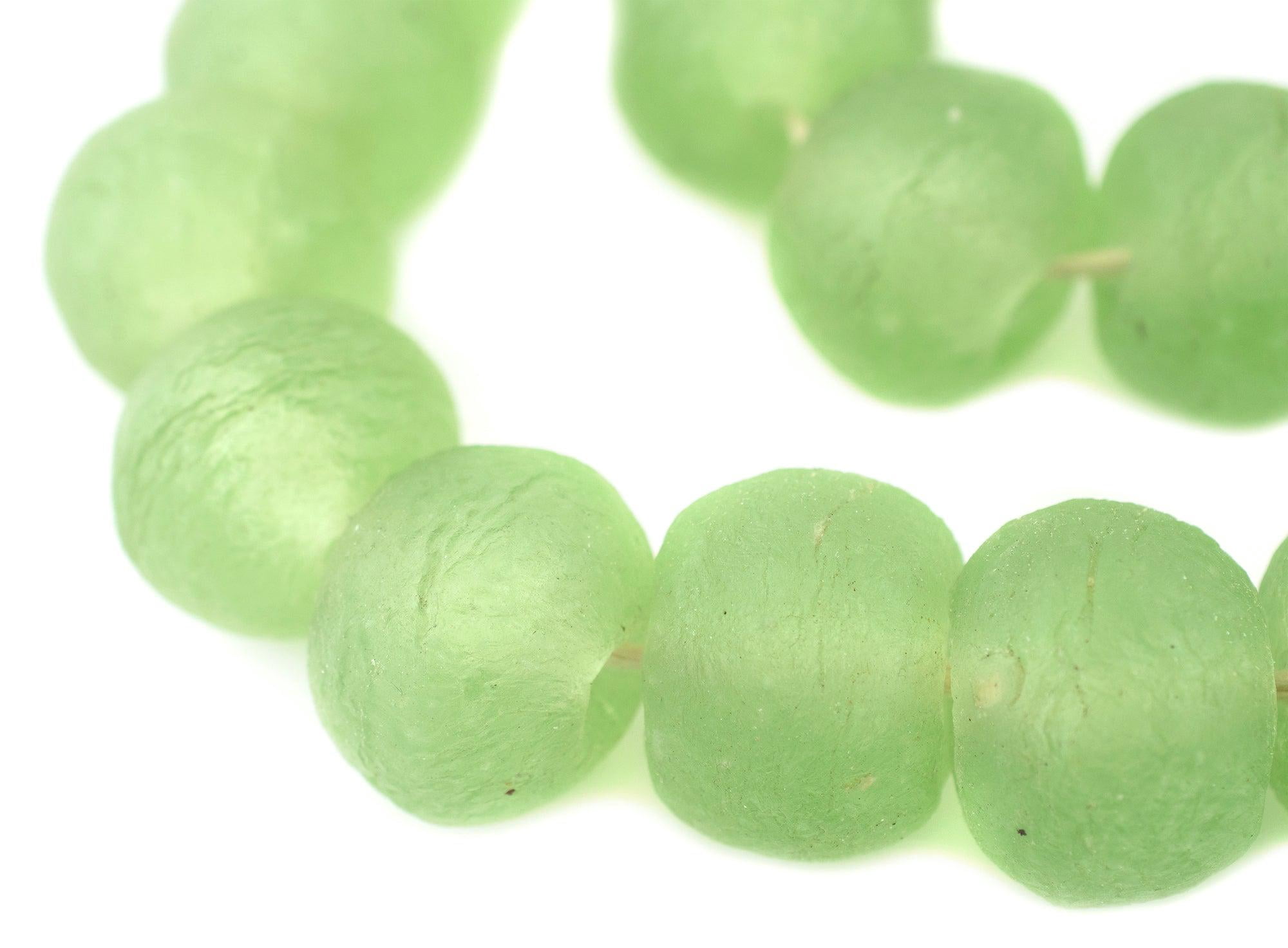 Super Jumbo Recycled Glass Beads - Beaded Wall Hangings - Extra Large ...