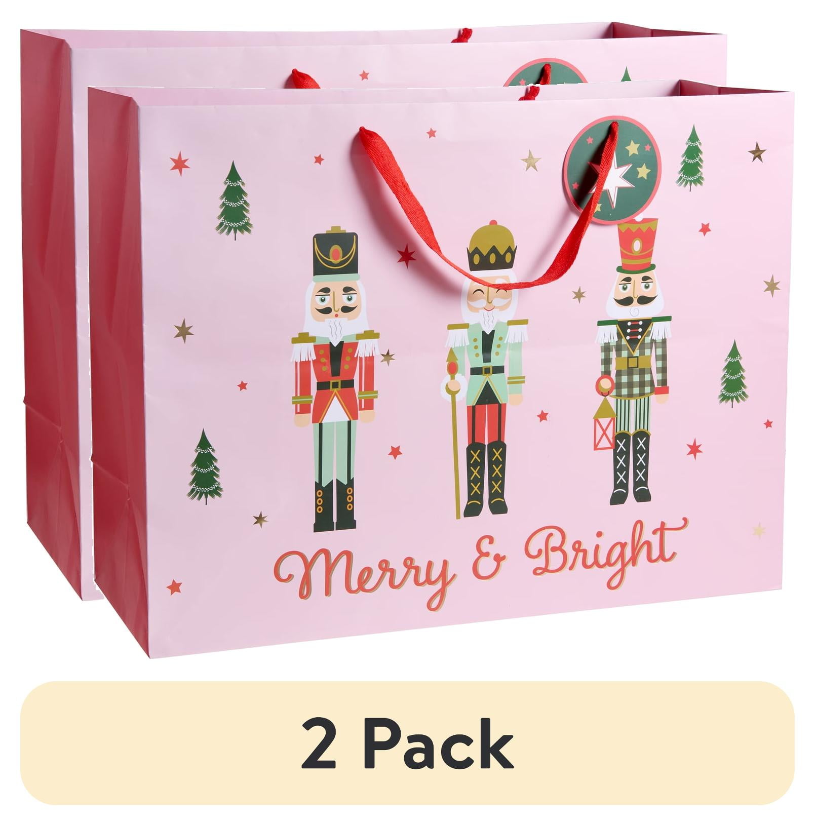 (2 pack) Super Jumbo Winter Blush Pink Nutcracker Trio Christmas Gift ...