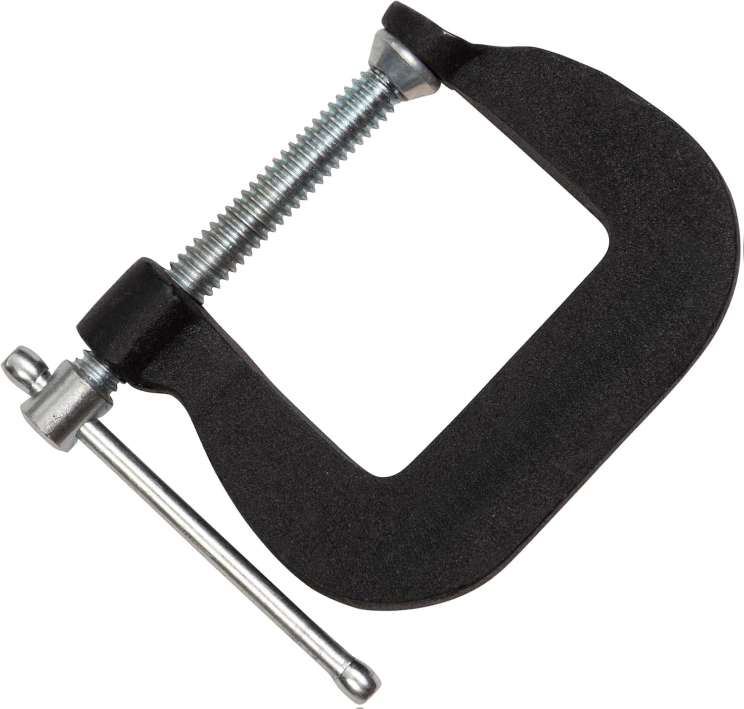 Super Junior C-Clamp with 1-1/4 Inch Jaw Opening, 1-1/4 Inch Throat ...
