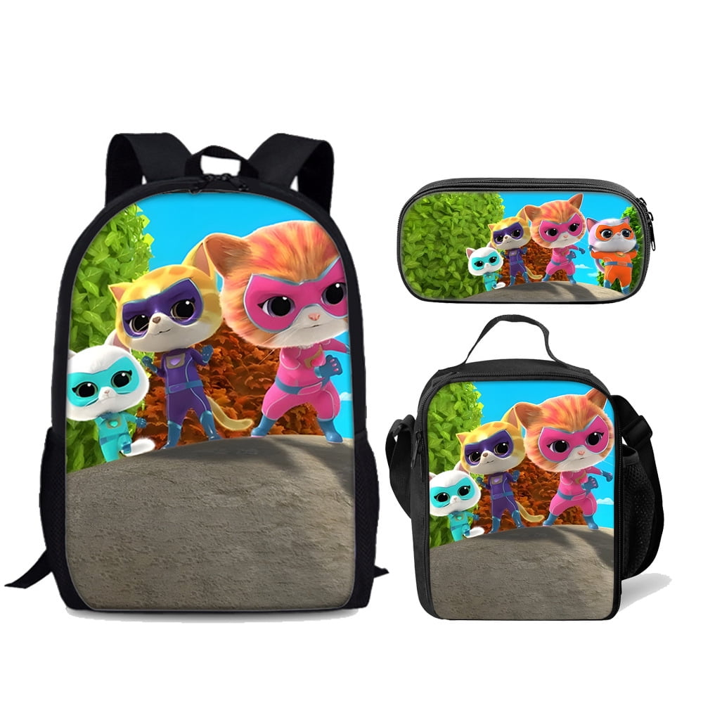 Super Kittens Superkitties ice bag lunch bag student backpack cartoon ...