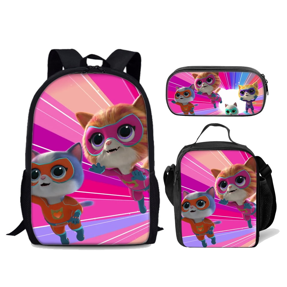 Super Kittens Superkitties ice bag lunch bag student backpack cartoon ...