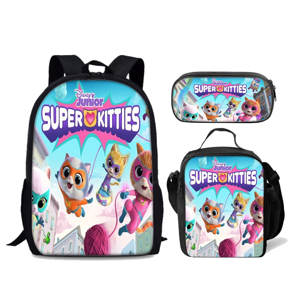 Super Kittens Superkitties ice bag lunch bag student backpack cartoon ...