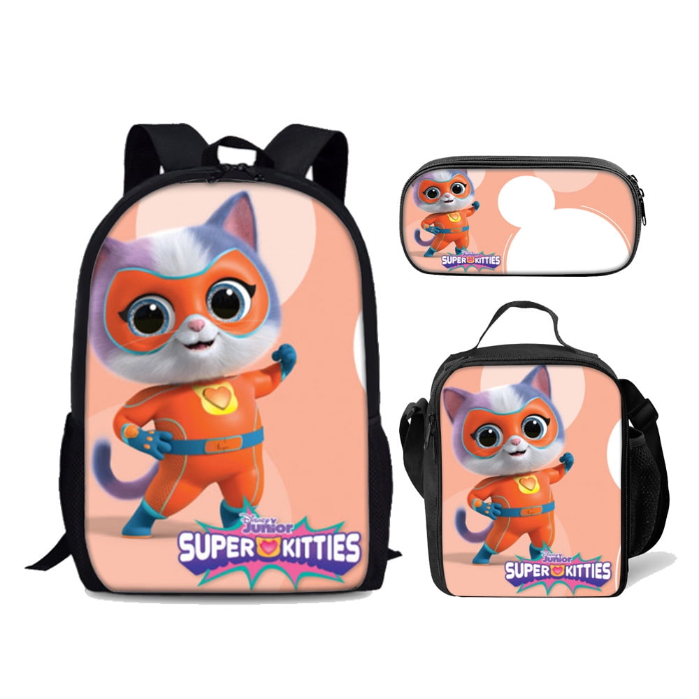 Super Kittens Superkitties ice bag lunch bag student backpack cartoon ...