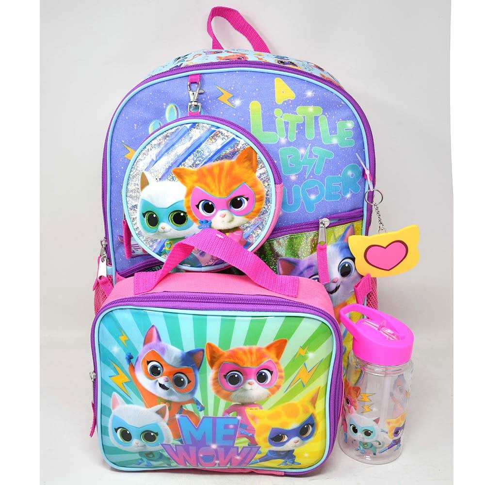 Super Kitties 16" 5pc Backpack Set - Walmart.com