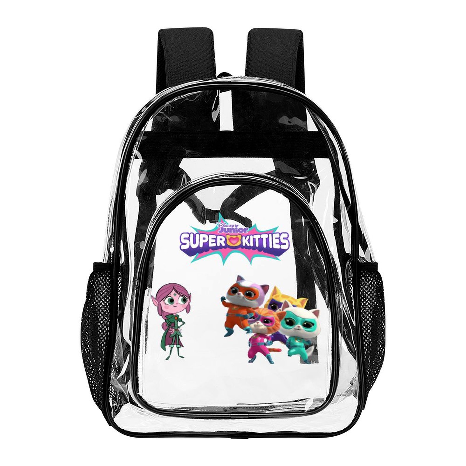 Super Kitties Clear Backpack Heavy Duty Clear Bag PVC Transparent ...