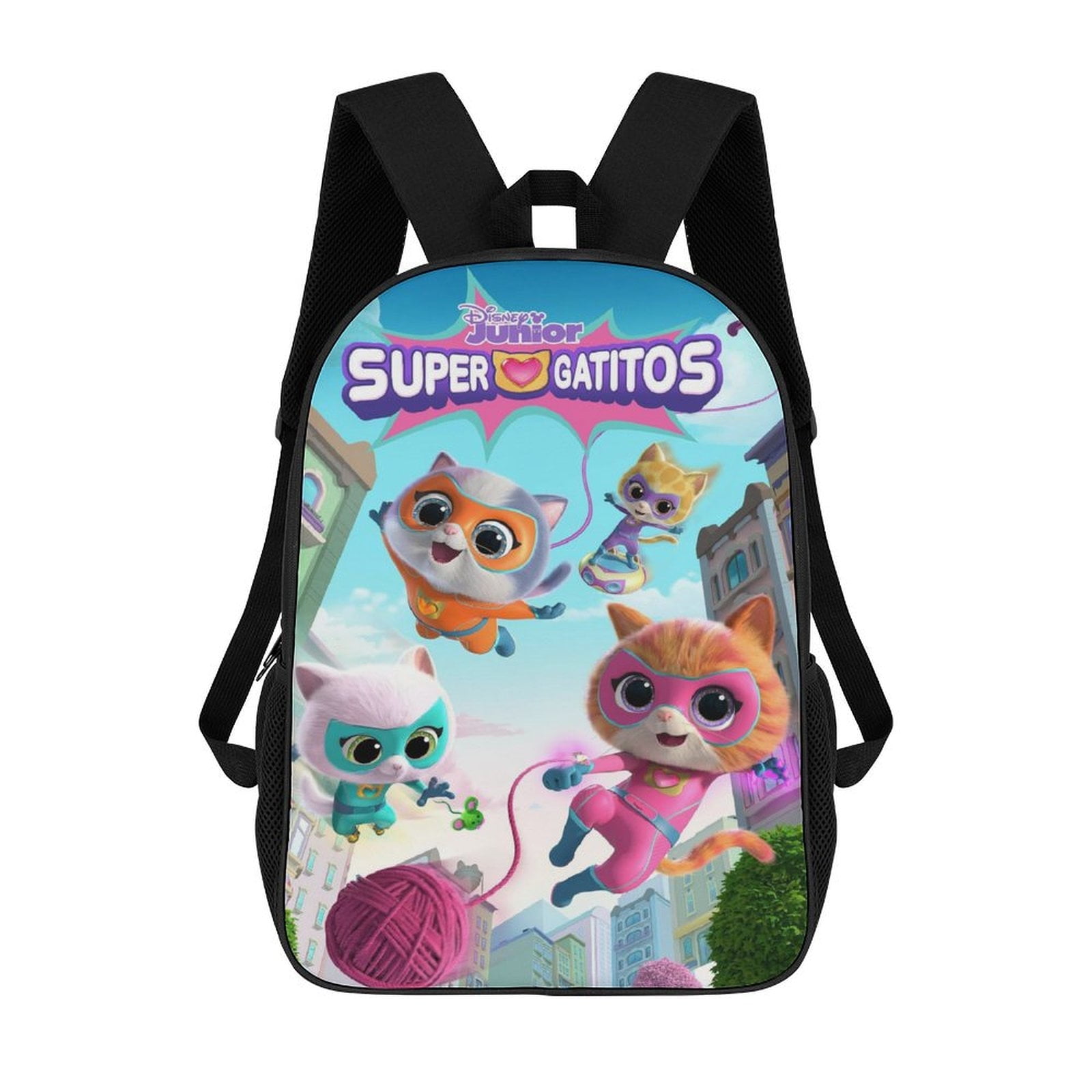 Super Kitties Backpack 17 Inch Bookbag Casual Daypack Travel Backpacks ...