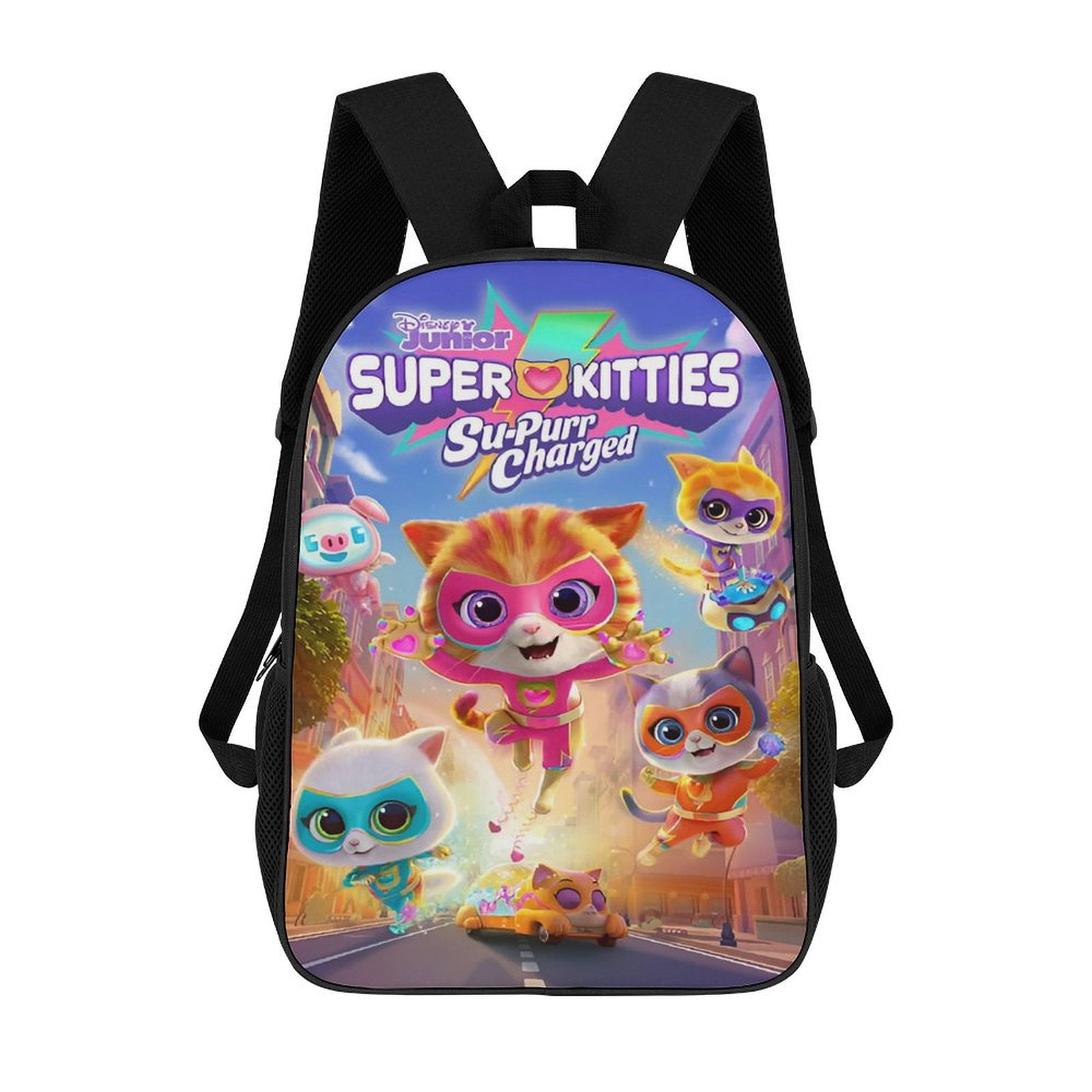 Super Kitties Backpack 17 Inch Bookbag Casual Daypack Travel Backpacks ...
