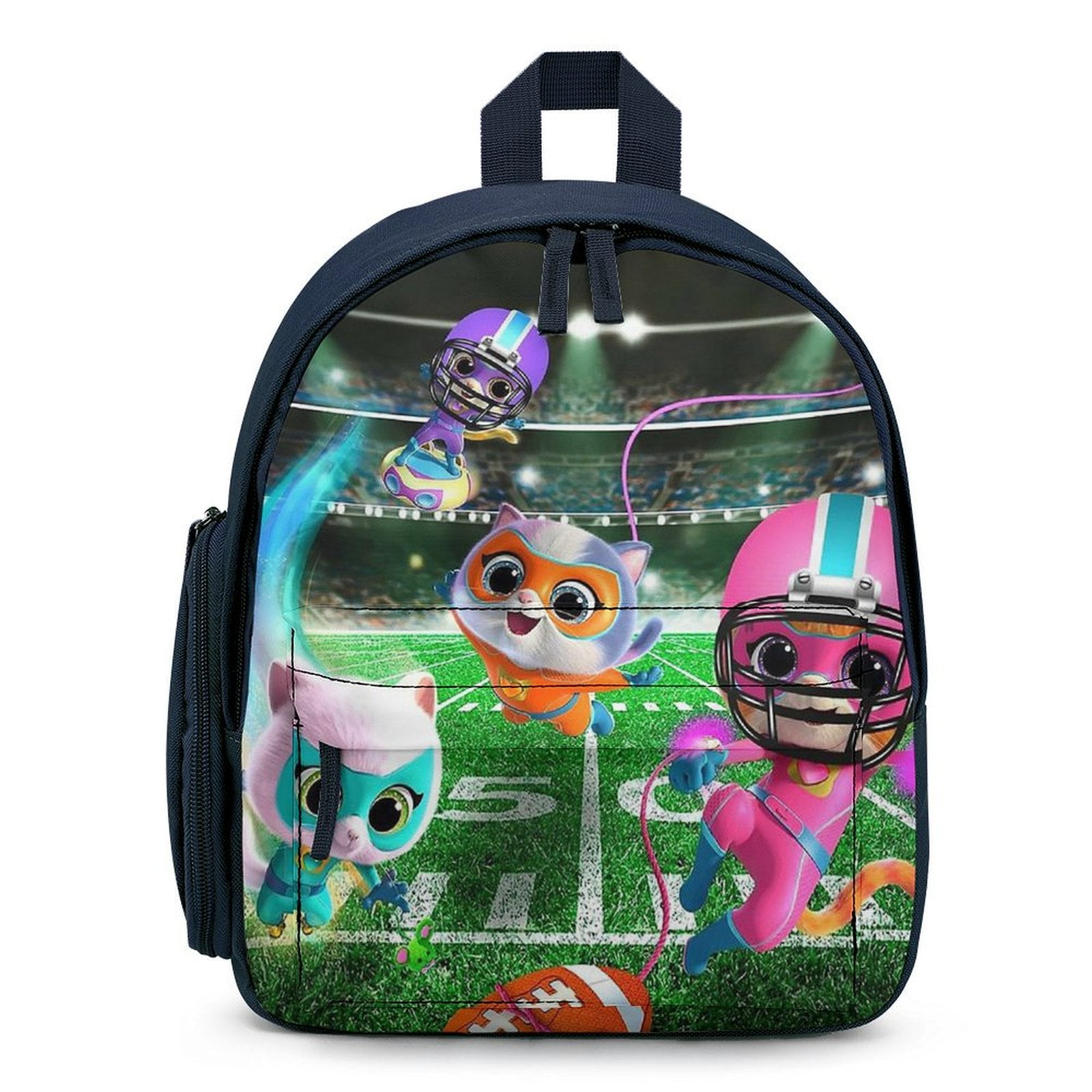Super Kitties Backpack Cute blue Bags Super Kitties Merch - Walmart.com
