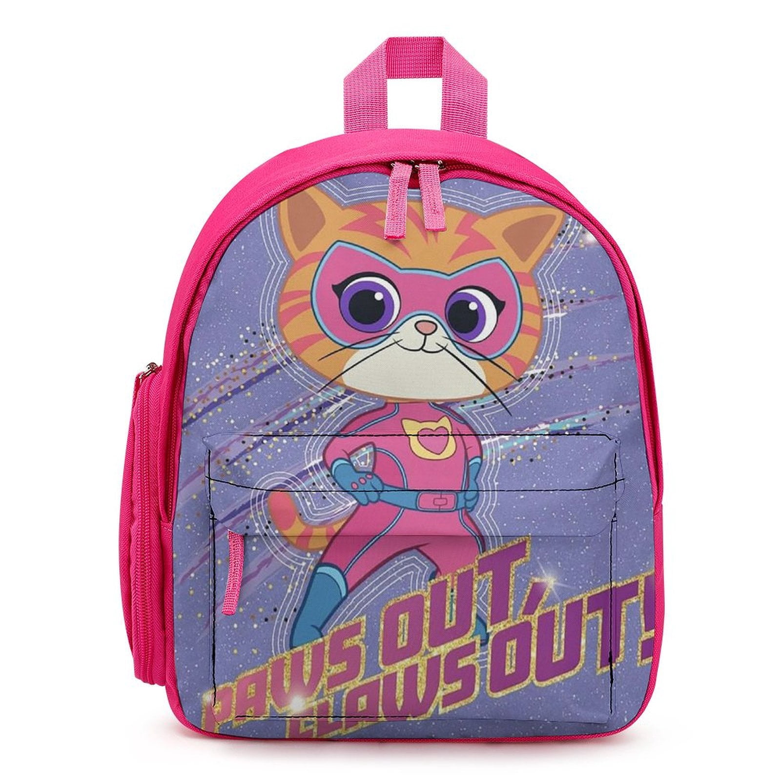 Super Kitties Backpack Cute pink Bags Super Kitties Merch - Walmart.com