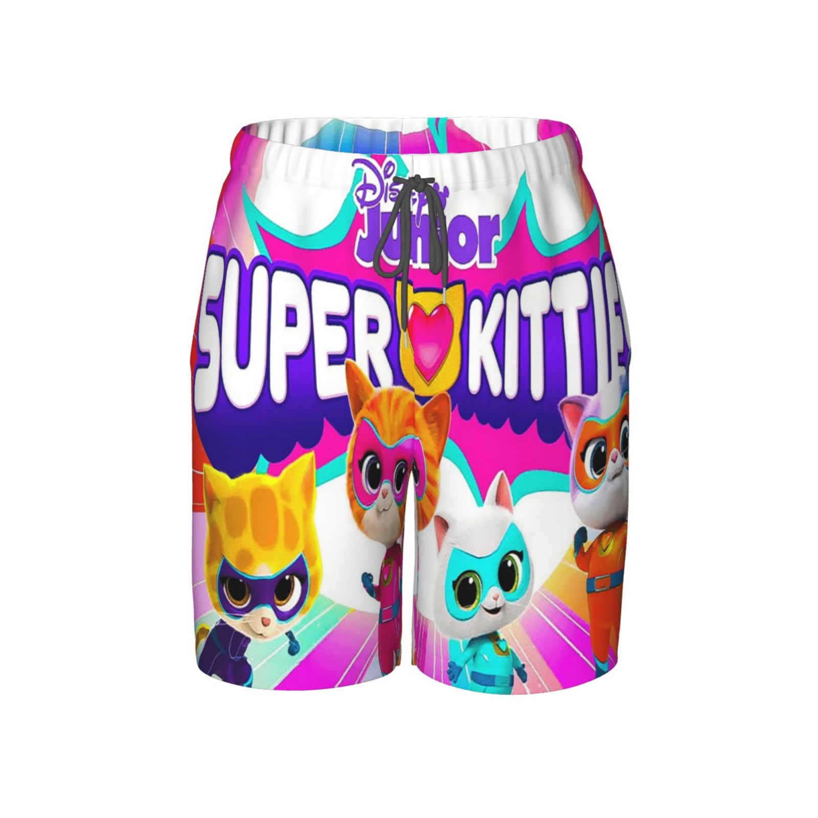 Super Kitties Boy'S Swim Trunks Quick Dry Board Shorts Kids Beach Swim ...