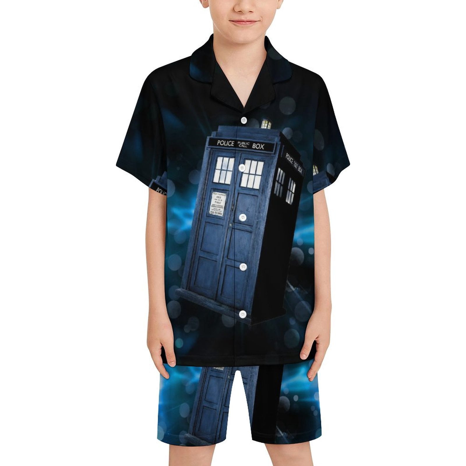 Super Kitties Boys Silk Pajamas Button Down Sleepwear Satin Nightwear 2 ...
