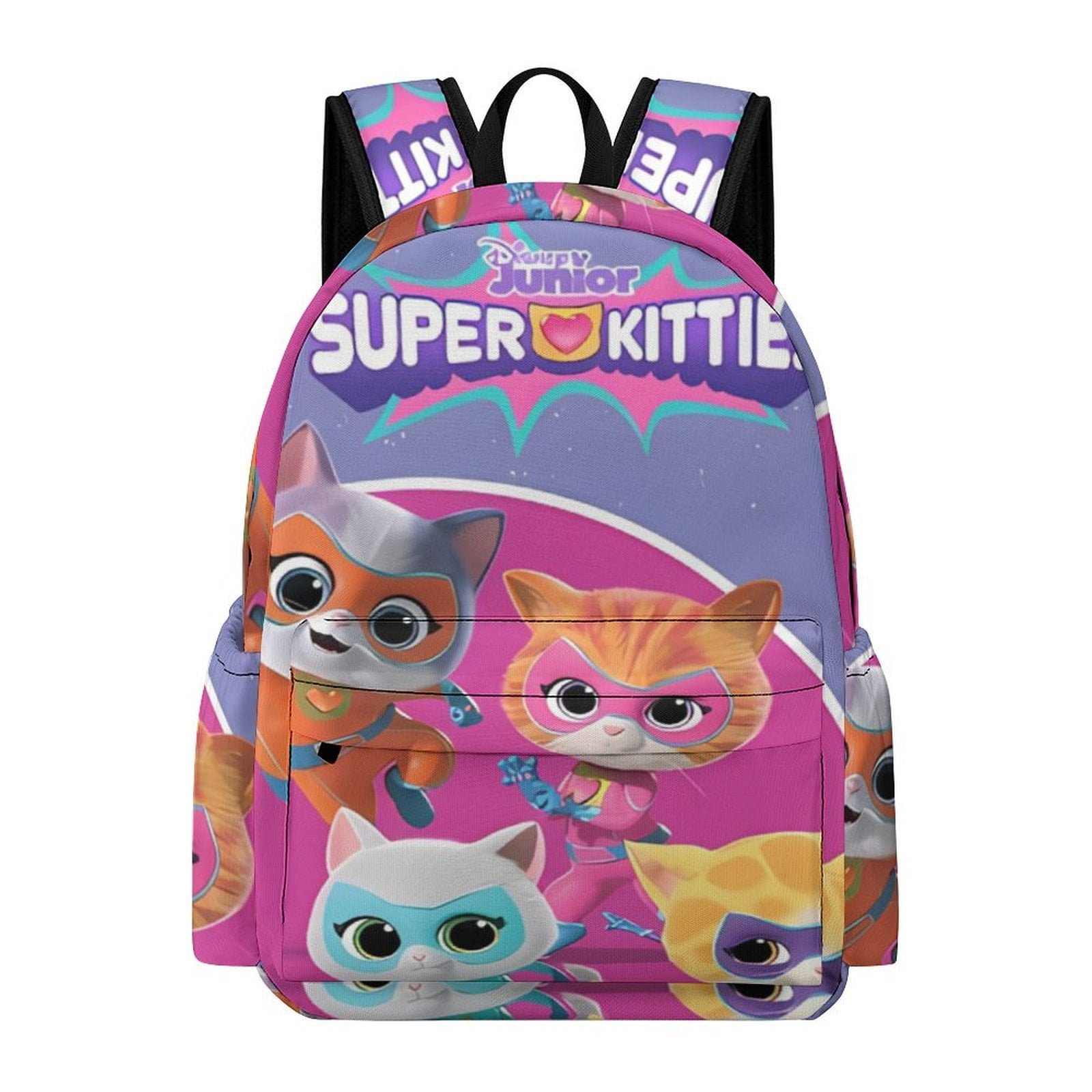 Super Kitties Casual Shoulder Backpack Unisex Daypack Trendy Printed ...