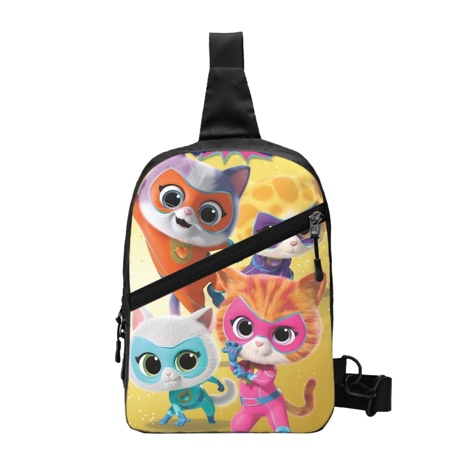 Super Kitties Crossbody Bag Chest Backpack Compact Foldable Shoulder ...