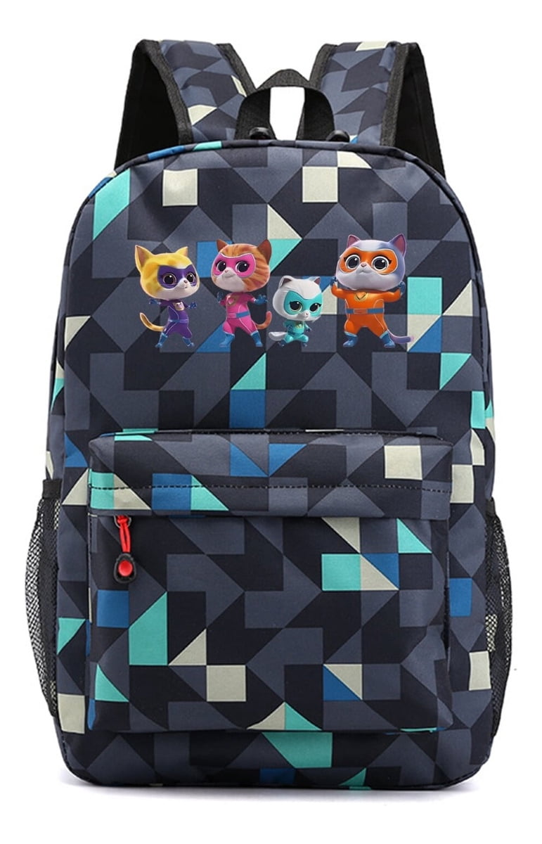 Super Kitties Daypack for Elementary Students – Cartoon Laptop Backpack ...