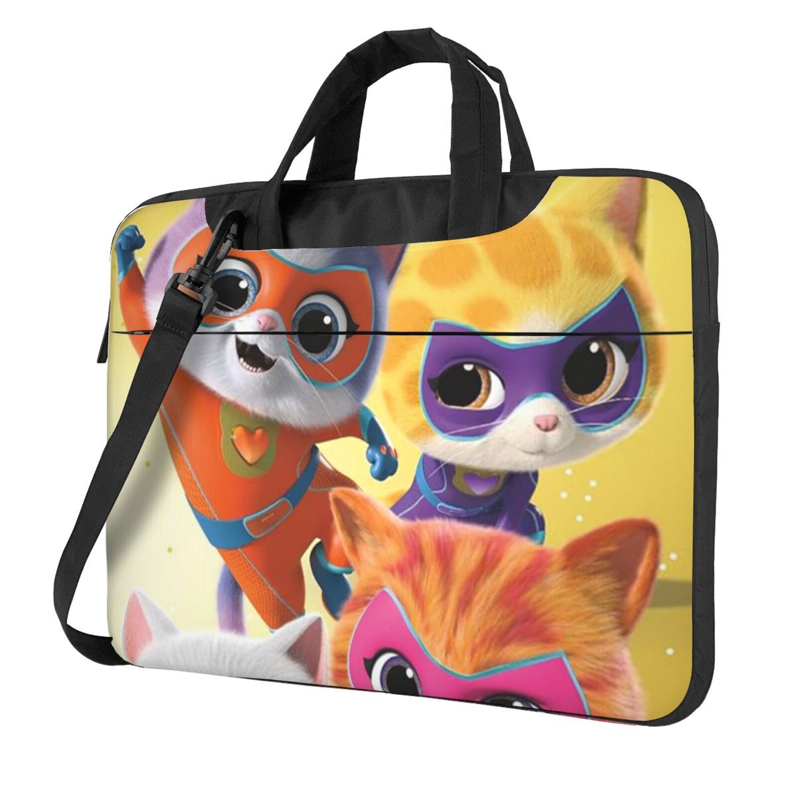 Super Kitties Laptop Carrying Case 14 Inch Laptop Bag Computer Protective Case Shoulder Strap ...