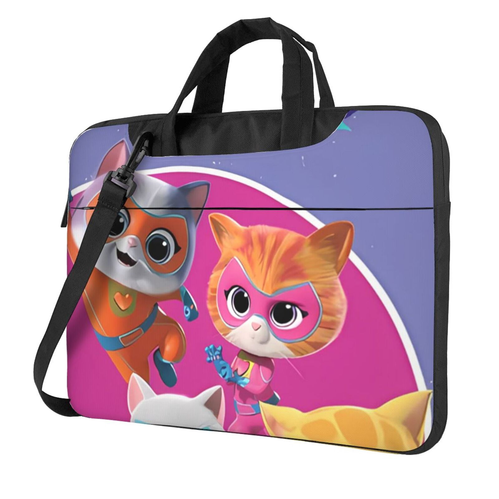 Super Kitties Laptop Carrying Case 15.6 Inch Laptop Bag Computer Protective Case Shoulder Strap ...