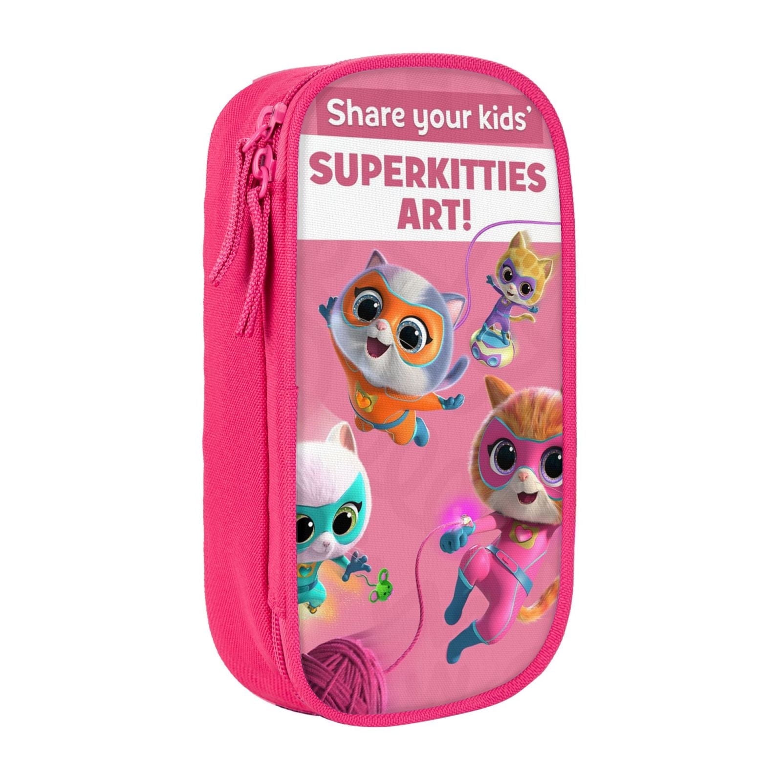 Super Kitties Pencil Case, Durable Pencil Pouch with Big Capacity ...