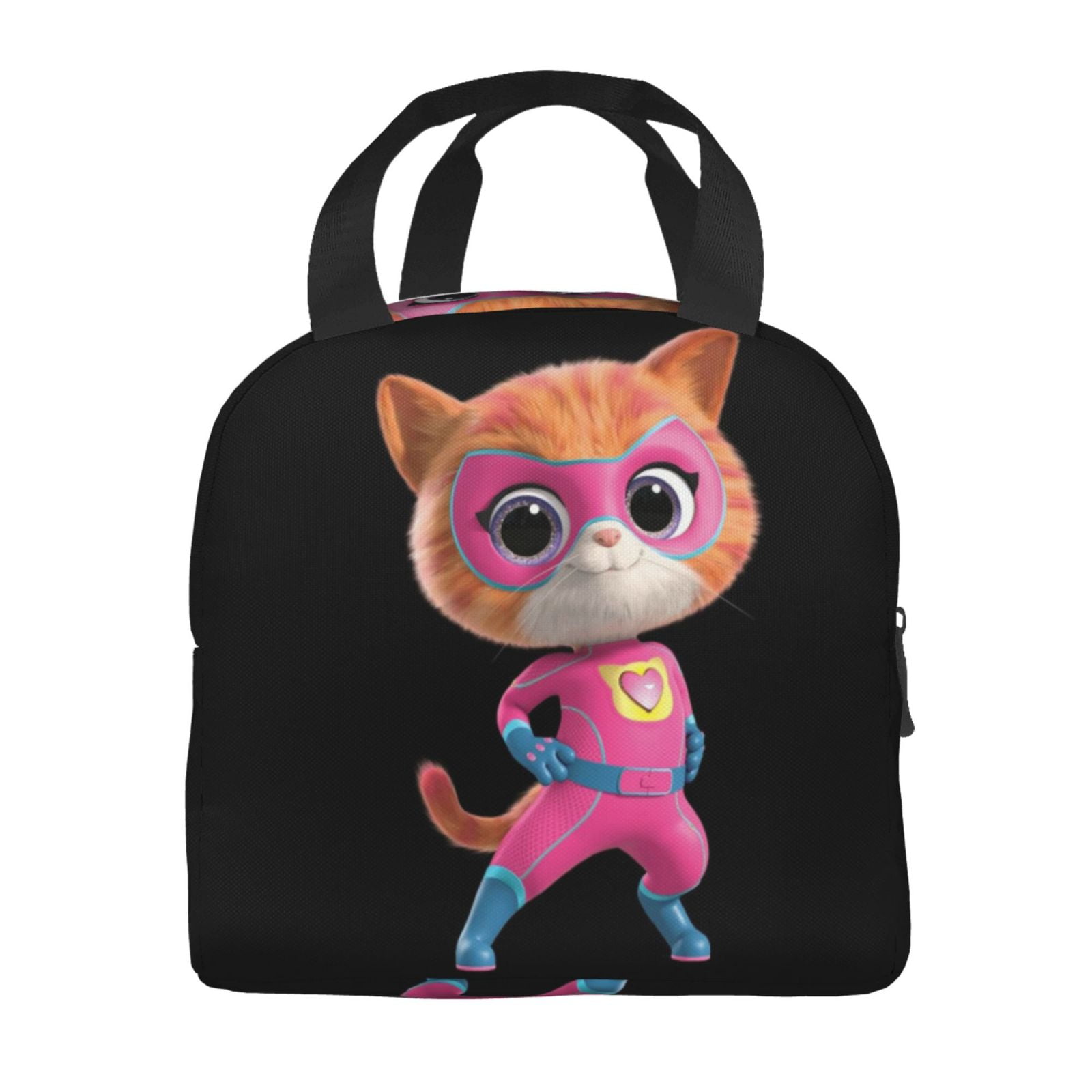 Super Kitties Lunchbag Insulated Food Bag Thermal Lunch Tote Portable ...