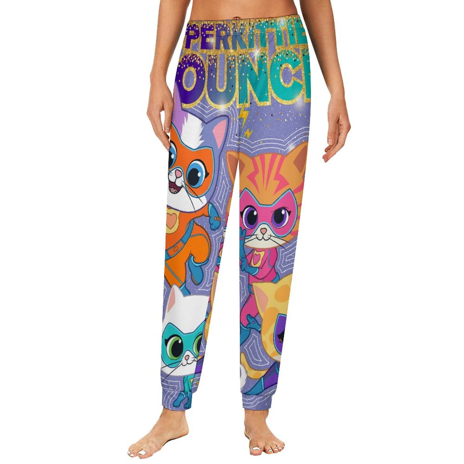 Super Kitties Womens Comfy Pajama PJ Pants Lounge Pants Sleepwear ...