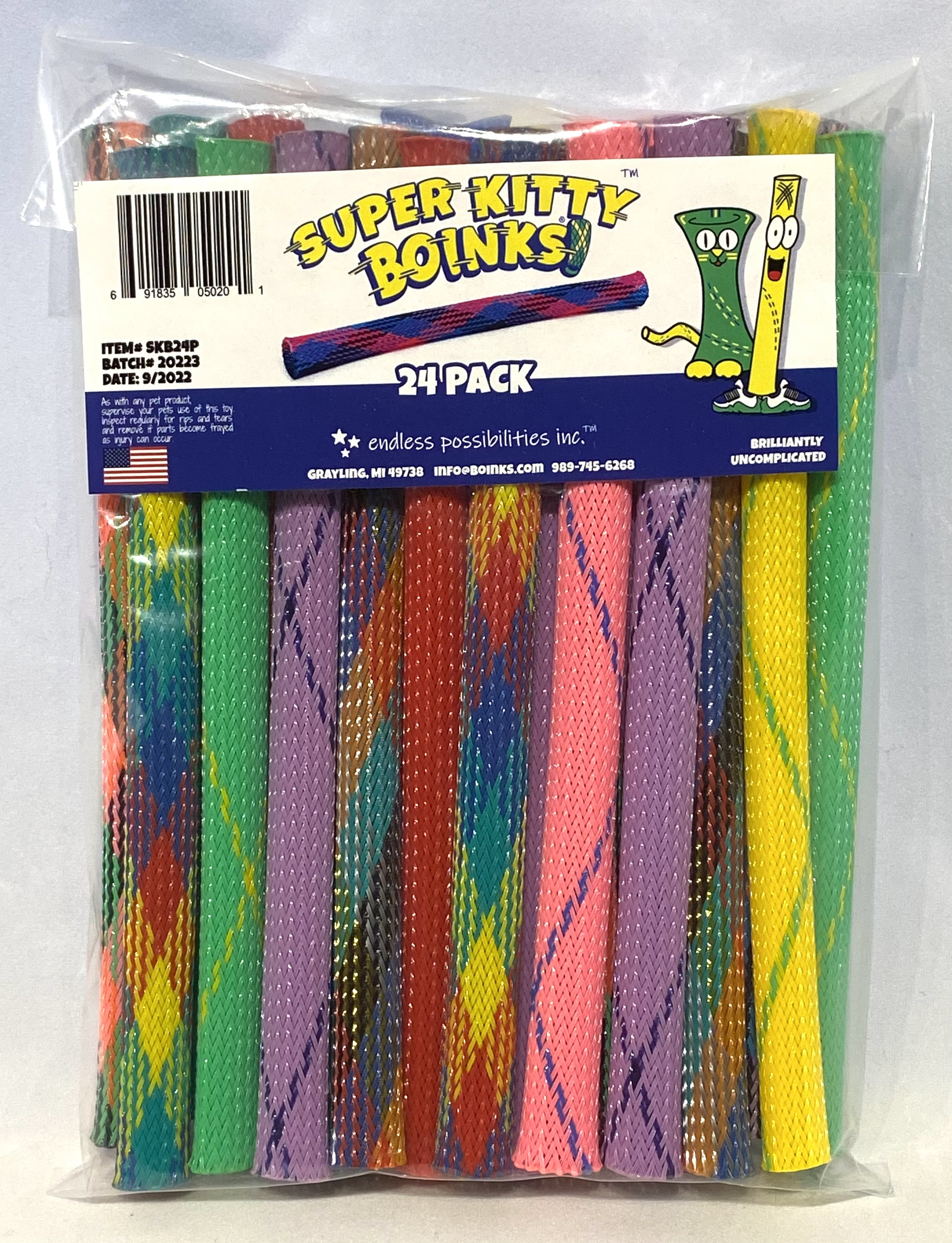 Super Kitty Boinks Interactive Assorted 24-Piece Cat Toy Set - Walmart.com