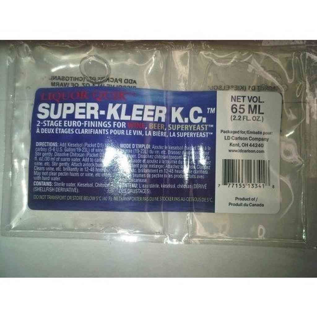 Super-Kleer Finings (Kieselsol/Chitosan) - 65 mL Packet - Walmart.com