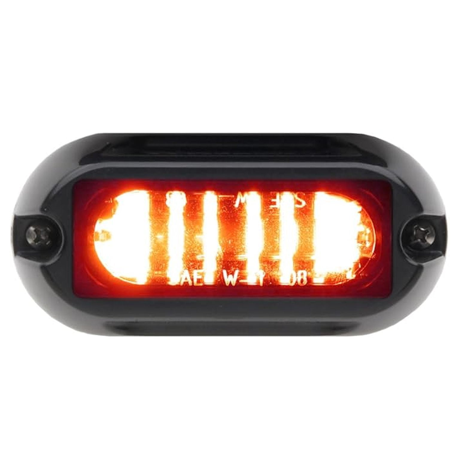 Super-LED Lighthead - Red/Red - Compact Emergency Vehicle Light, Wide ...