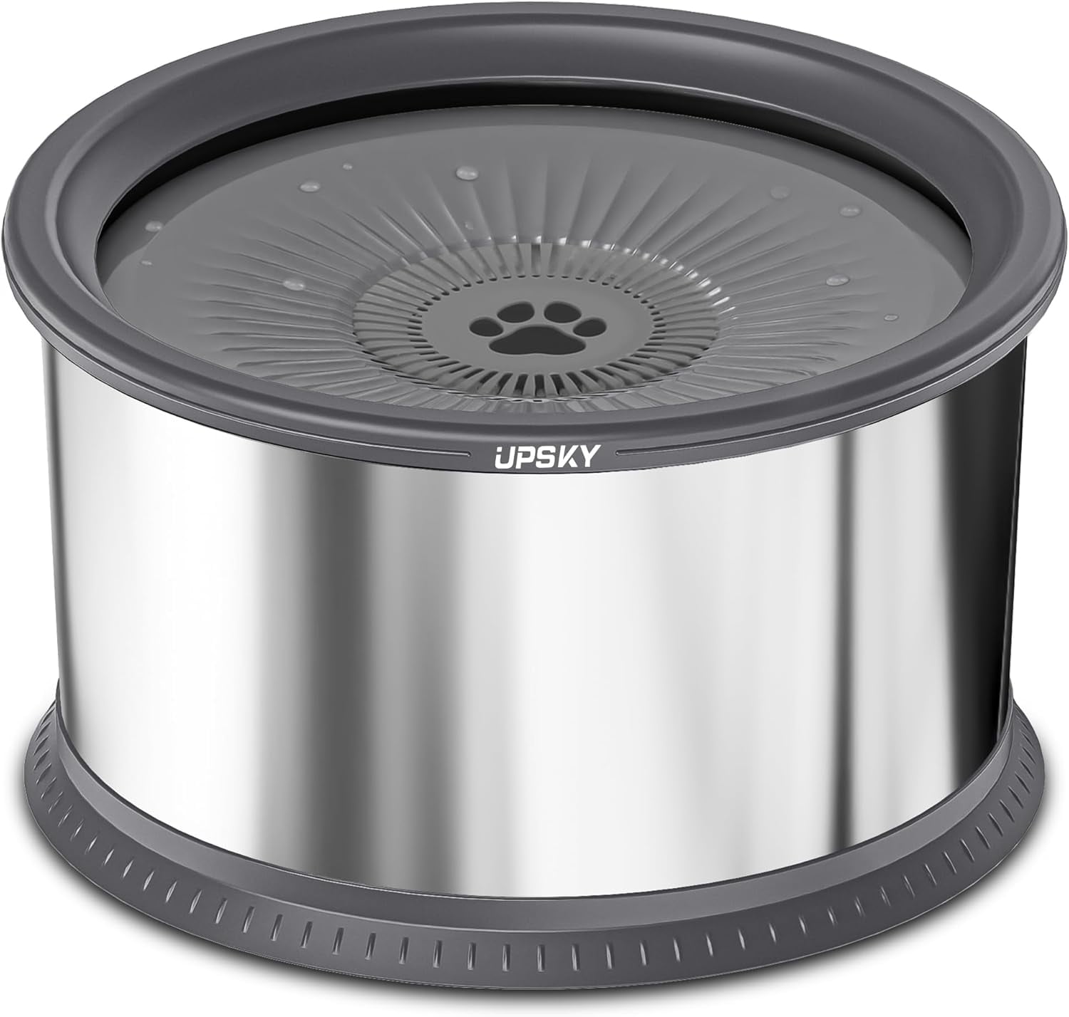 Super Large Capacity No Spill Dog Bowl, 6.5L Stainless Steel Spill ...