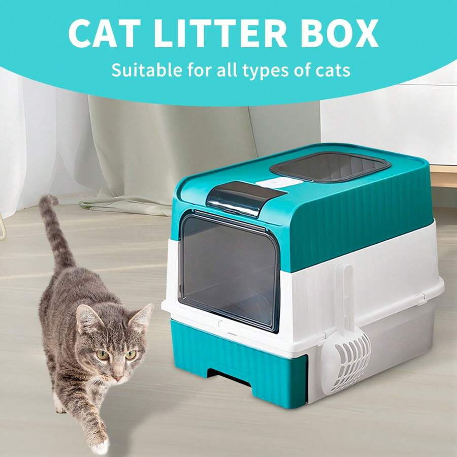 Super Large Cat Sandbox - Odor Proof, Leak Proof, Leak Free, Odor Proof ...
