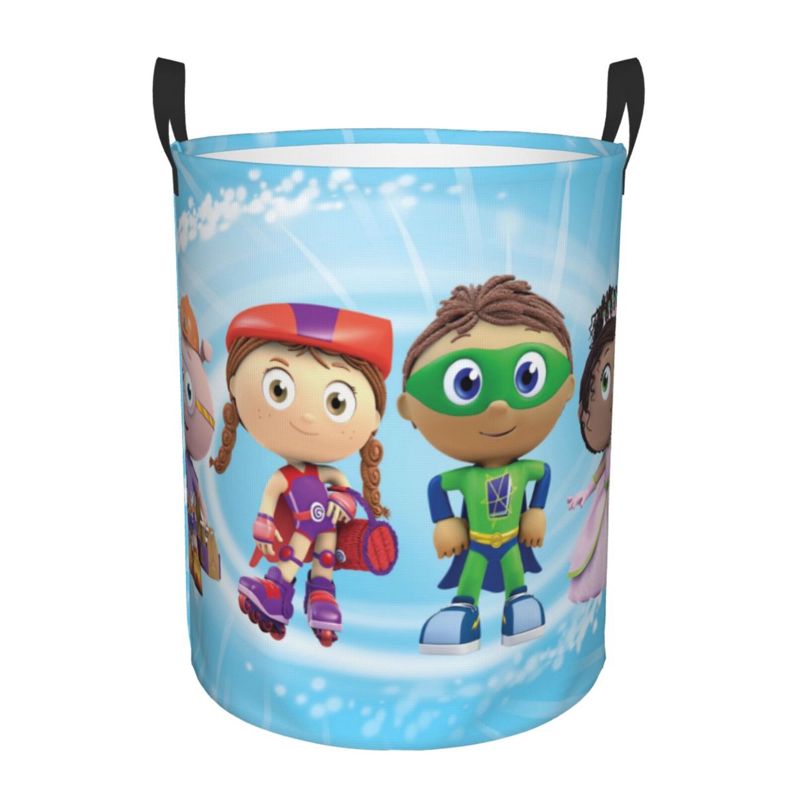 Super Why Large Laundry Hamper Collapsible Laundry Basket With Handles ...