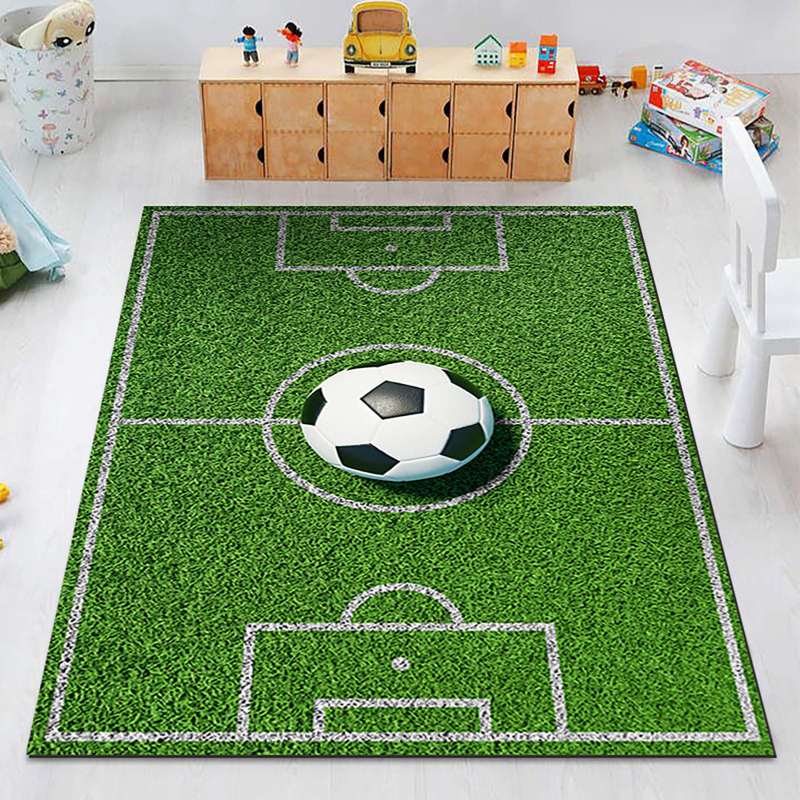 Super Large Sports Carpet With Rugby And Football Patterns Enjoy ...